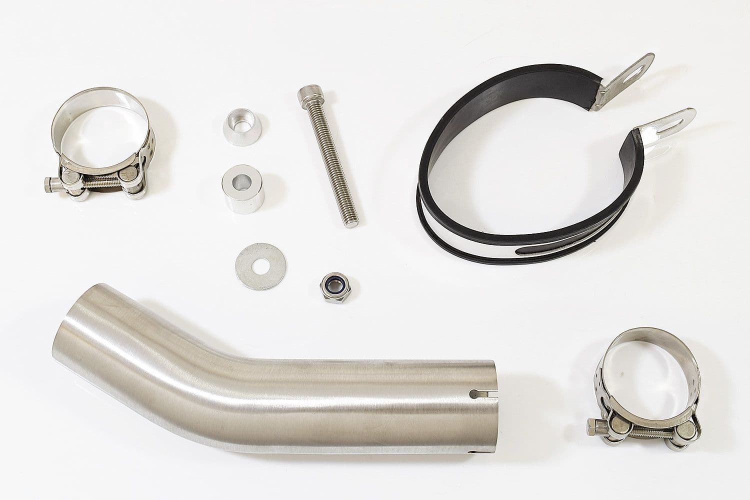 Lexmoto LXR125 Exhaust Silencer 300mm Oval Stainless Carbon Tip