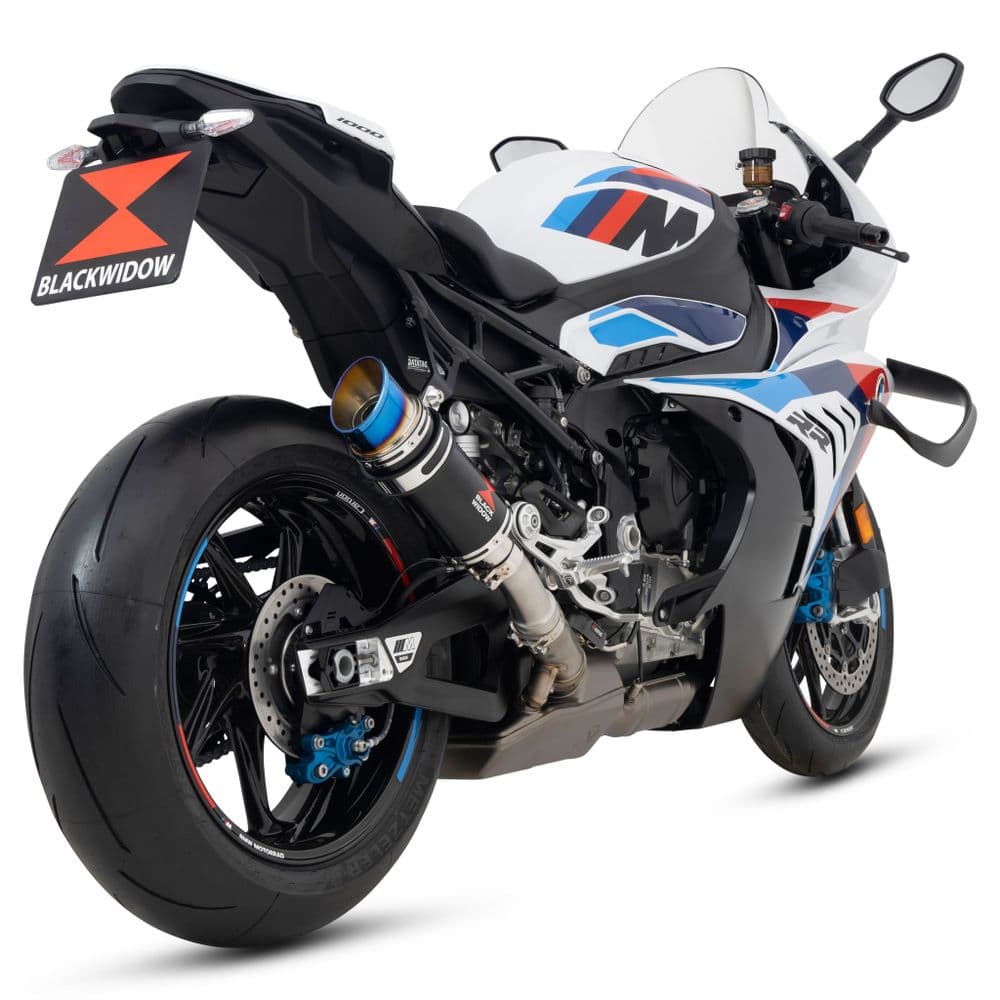 M 1000 RR 2025 - 2026 Exhaust Silencer Kit 200 mm Round GP Black ...