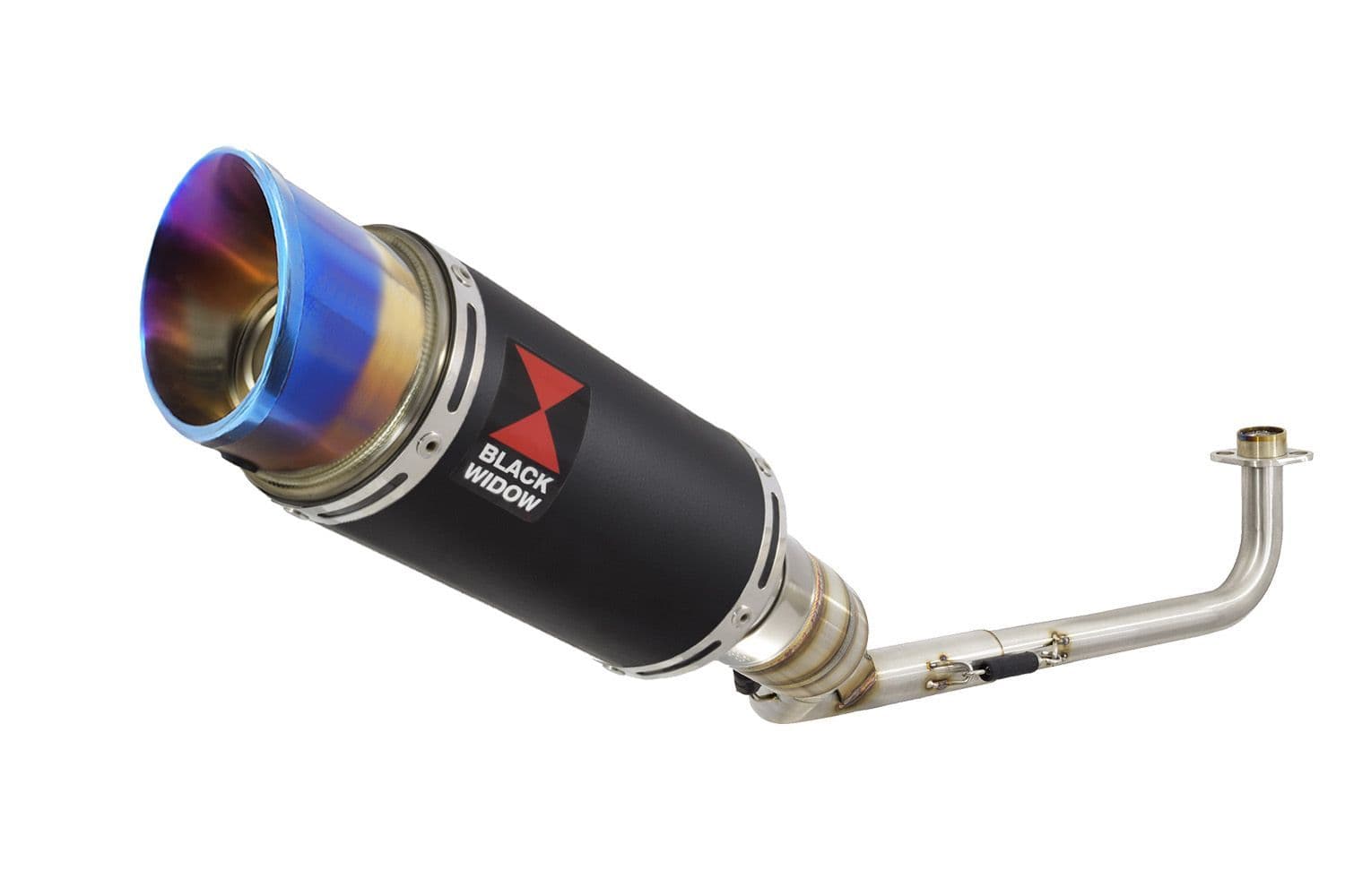 MSX 125 GROM 2019-2020 Low Level Exhaust System 200mm Round Carbon Blue ...