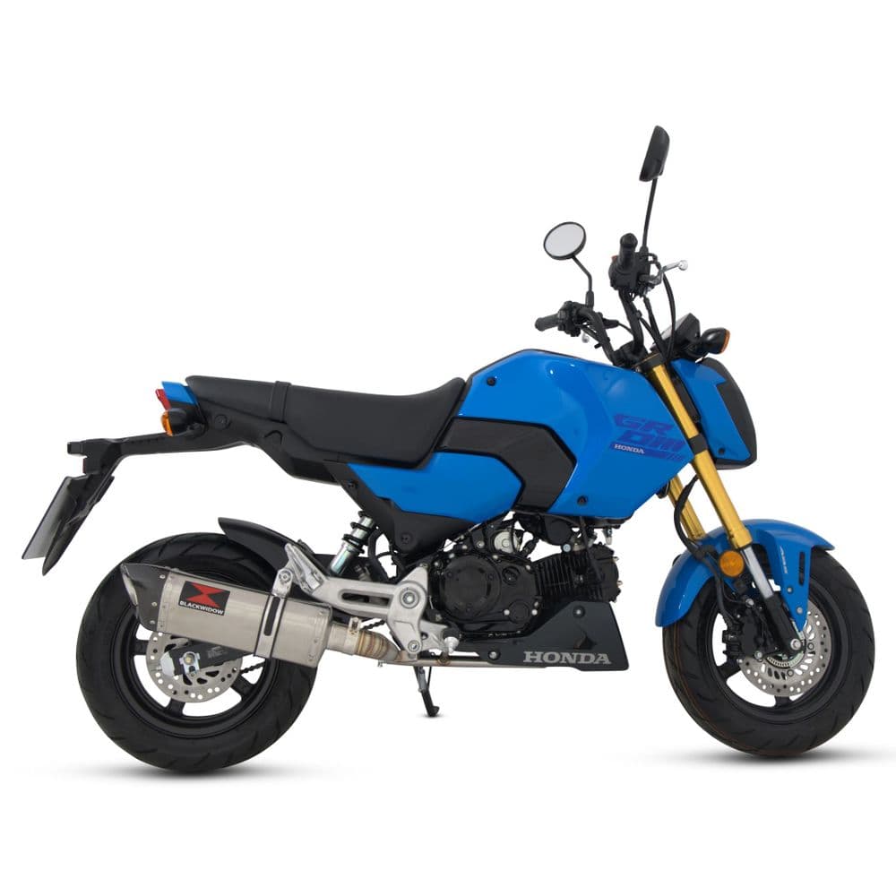 MSX 125 GROM 2024 - 2026 Exhaust System 300 mm Tri - Oval Stainless ...