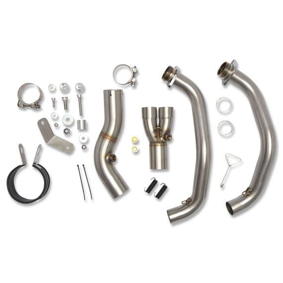 MT - 07 2025 - 2026 De - Cat Exhaust System 230mm Round GP Carbon Blue ...