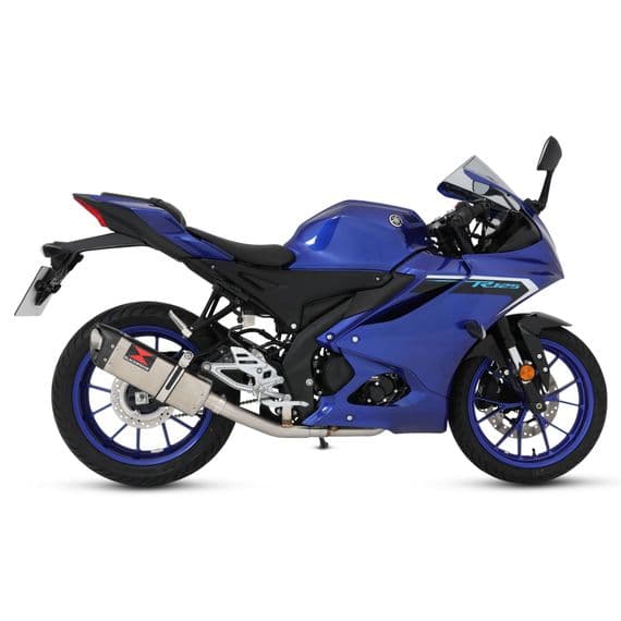 MT 125 2025 - 2026 Exhaust System 300 mm Tri - Oval Stainless Steel ...