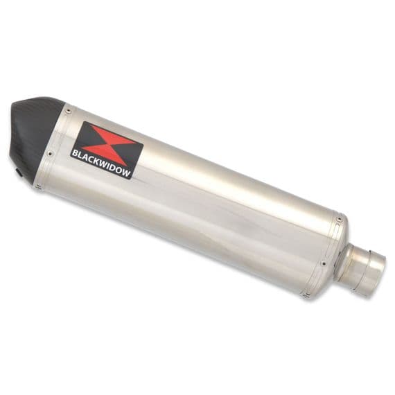 MT 125 2025 - 2026 Exhaust System 400 mm Oval Stainless Steel Carbon ...