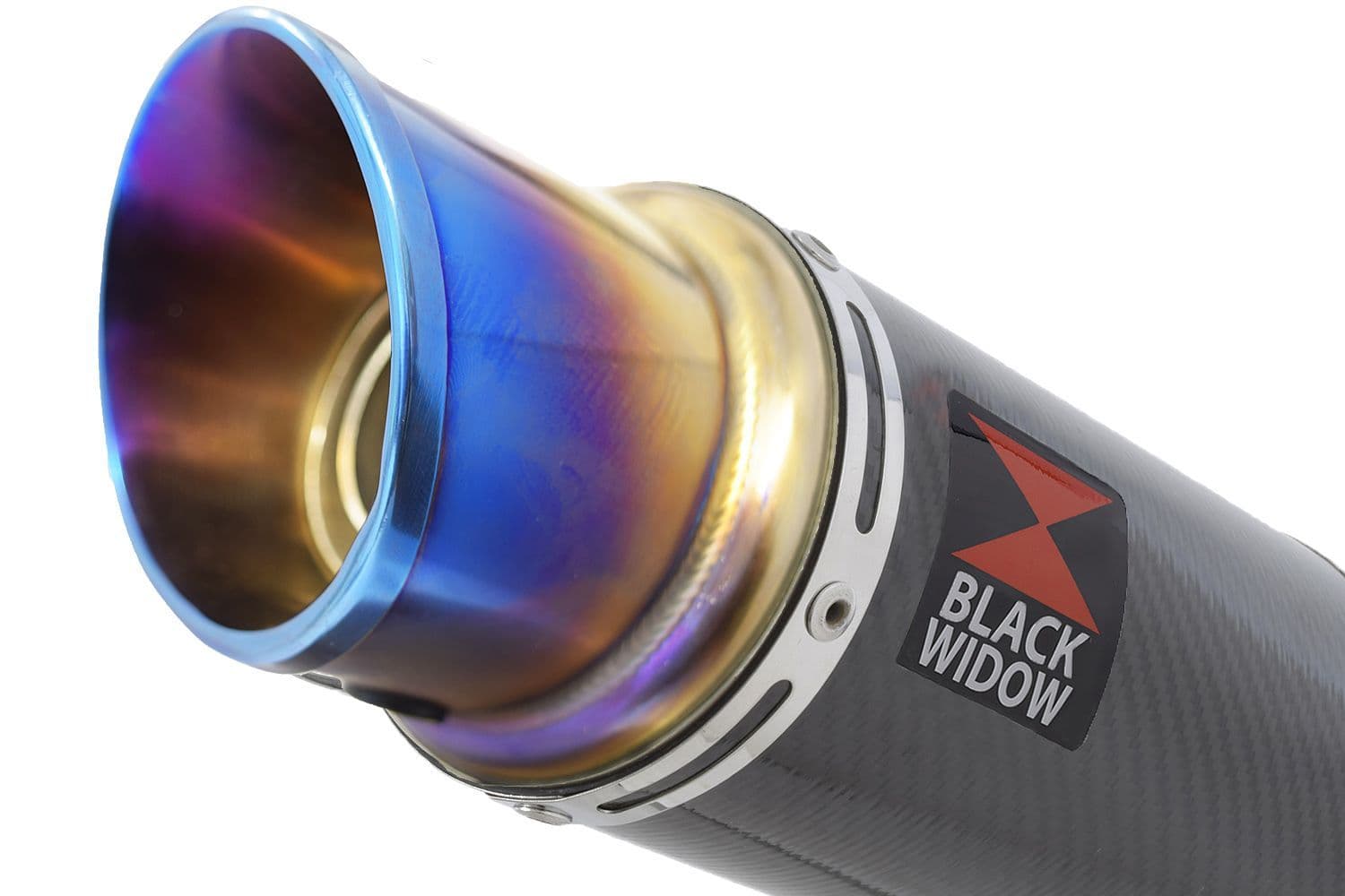 MT09 2021 - 2023 Low Level Exhaust System 230mm GP Round Blue Tip ...