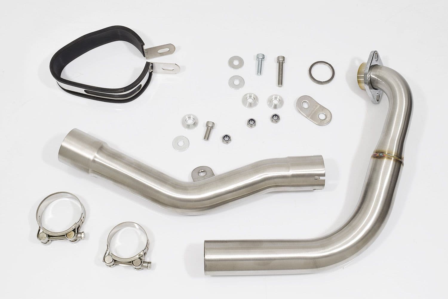 MT125 2014 - 2019 Low Level Exhaust System with 300mm Tri Oval Black ...