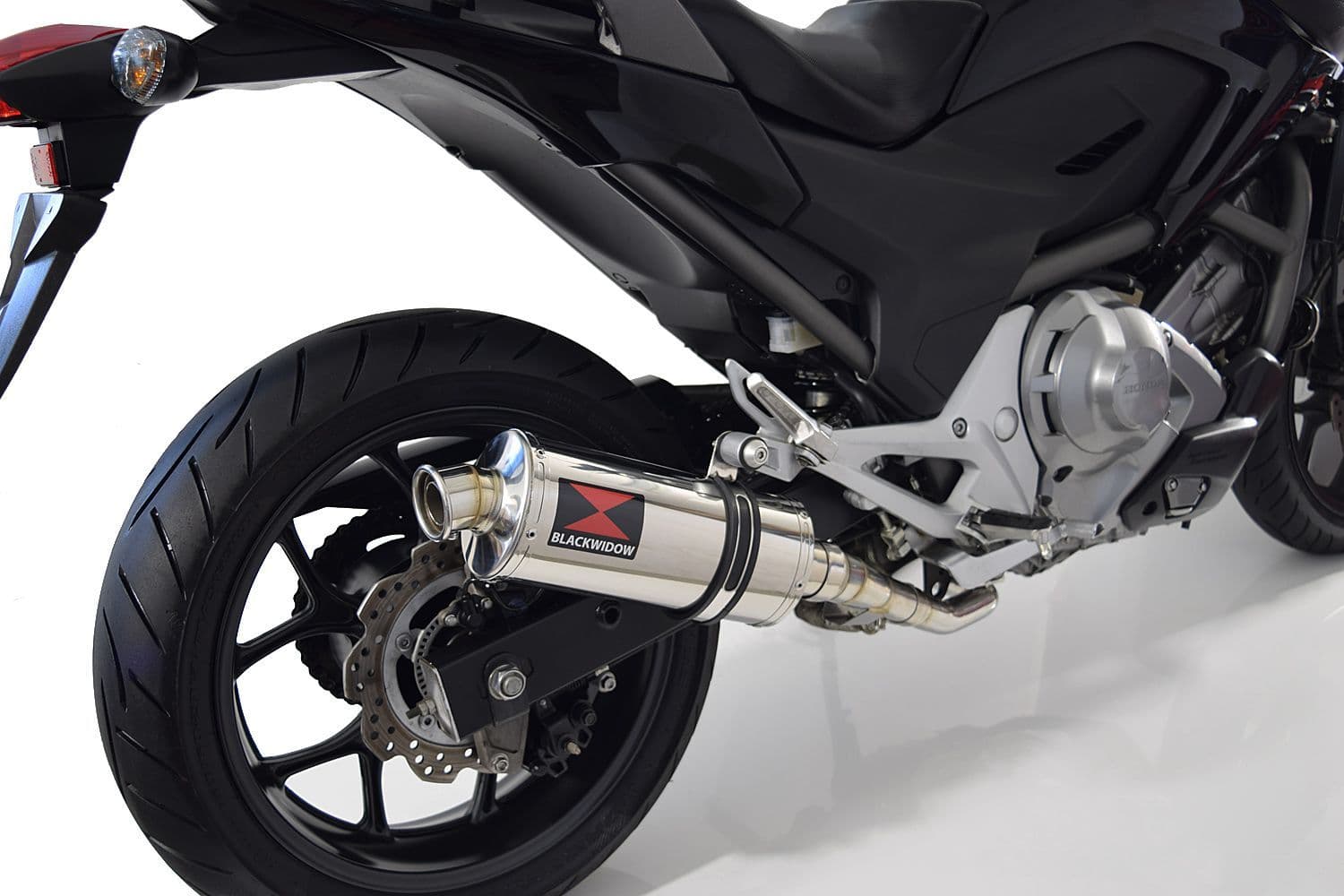 NC 750S RC70 RC88 2014-2020 Exhaust Silencer 300mm Oval Stainless