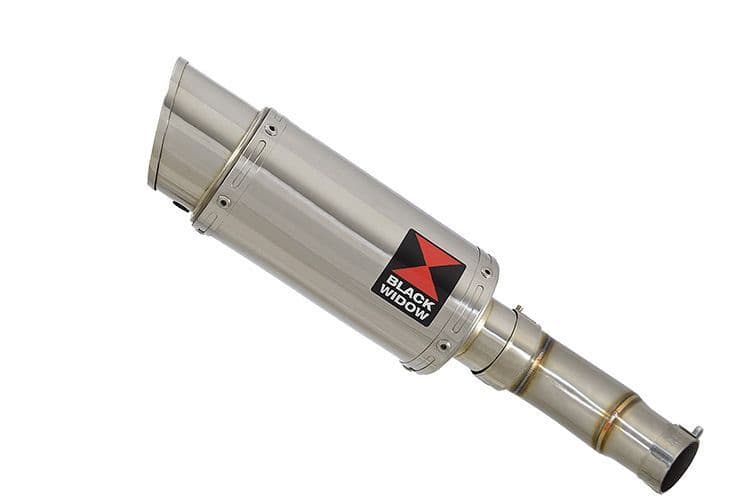 NINJA ER-6N ER-6F ER650 05-11 Low Level Exhaust Silencer 200mm Round ...