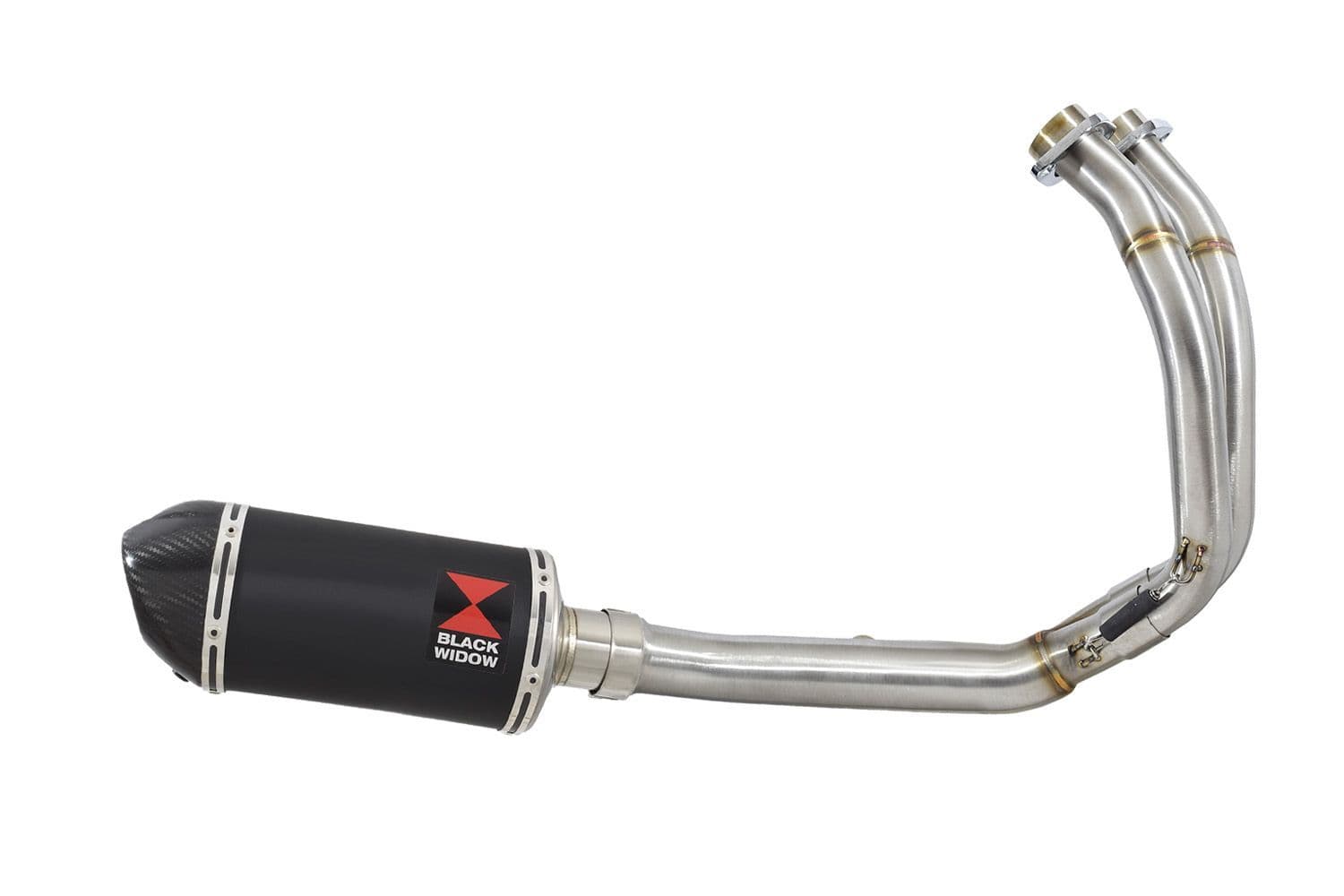 NINJA ER-6N ER-6F ER650E 12-17 De Cat Exhaust System 200mm Black ...