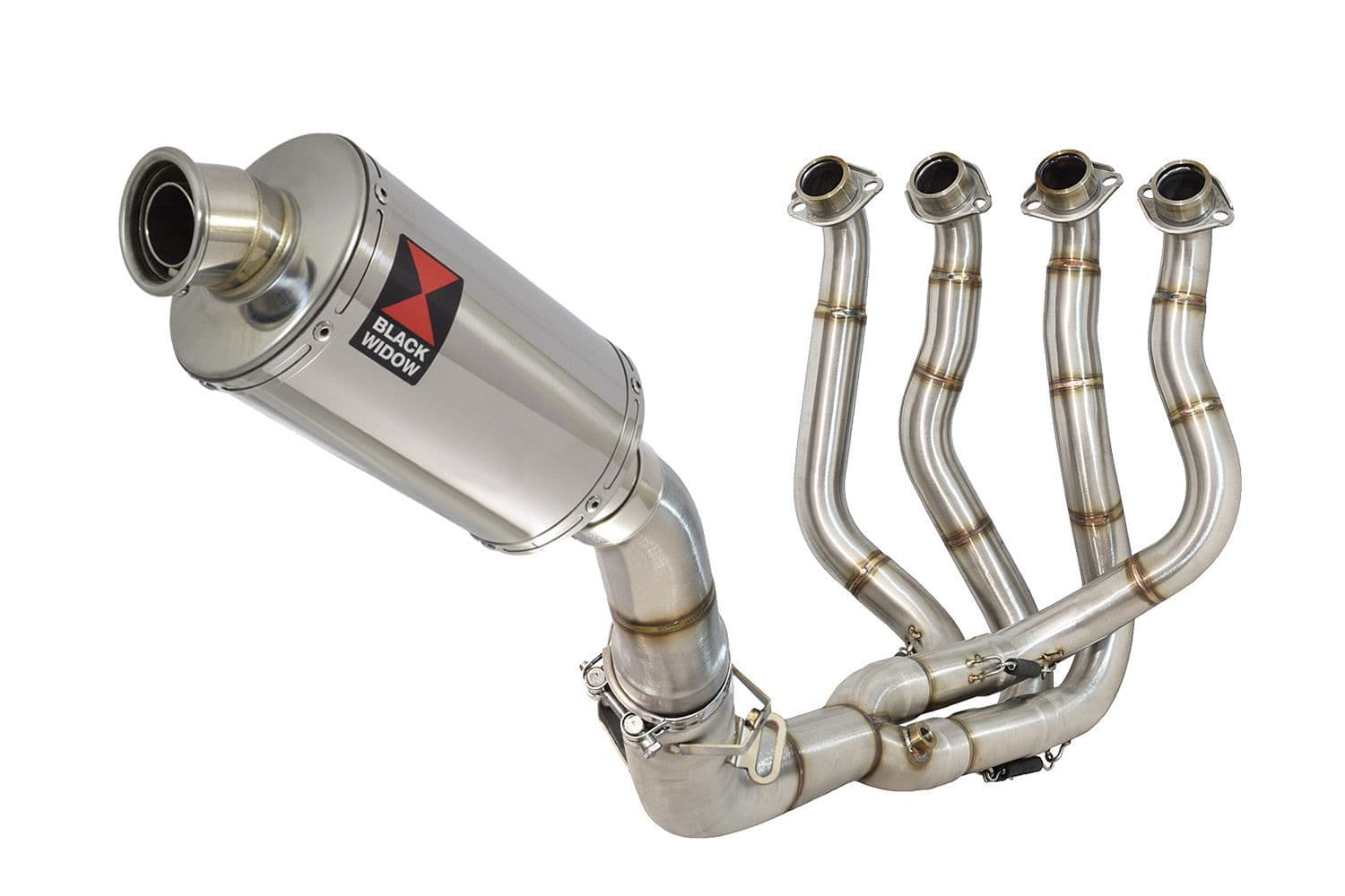 Ninja H2 SX 2022 - 2026 Race De-cat Exhaust System 230mm Oval Stainless ...