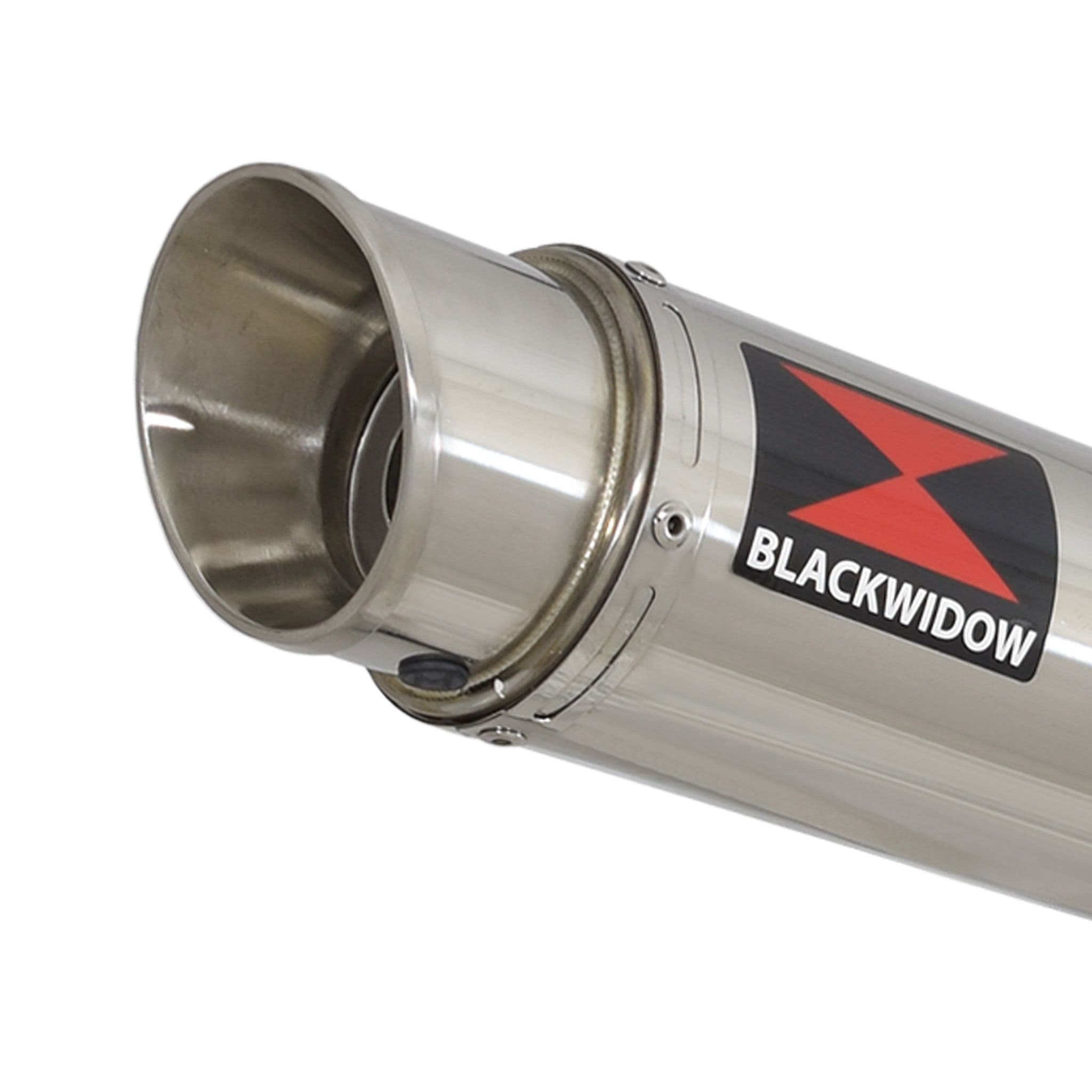 NX 500 2024 - 2026 Exhaust System 360mm GP Round Stainless Silencer