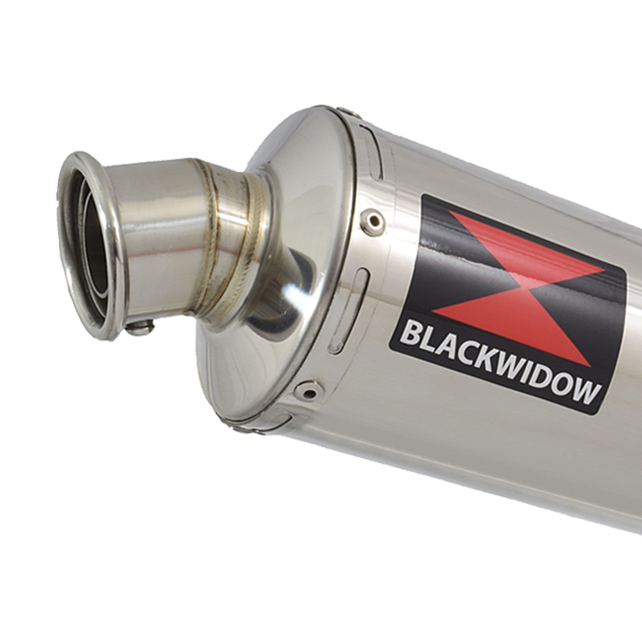 NX 500 2024 - 2026 Exhaust System 400mm Round Stainless Silencer
