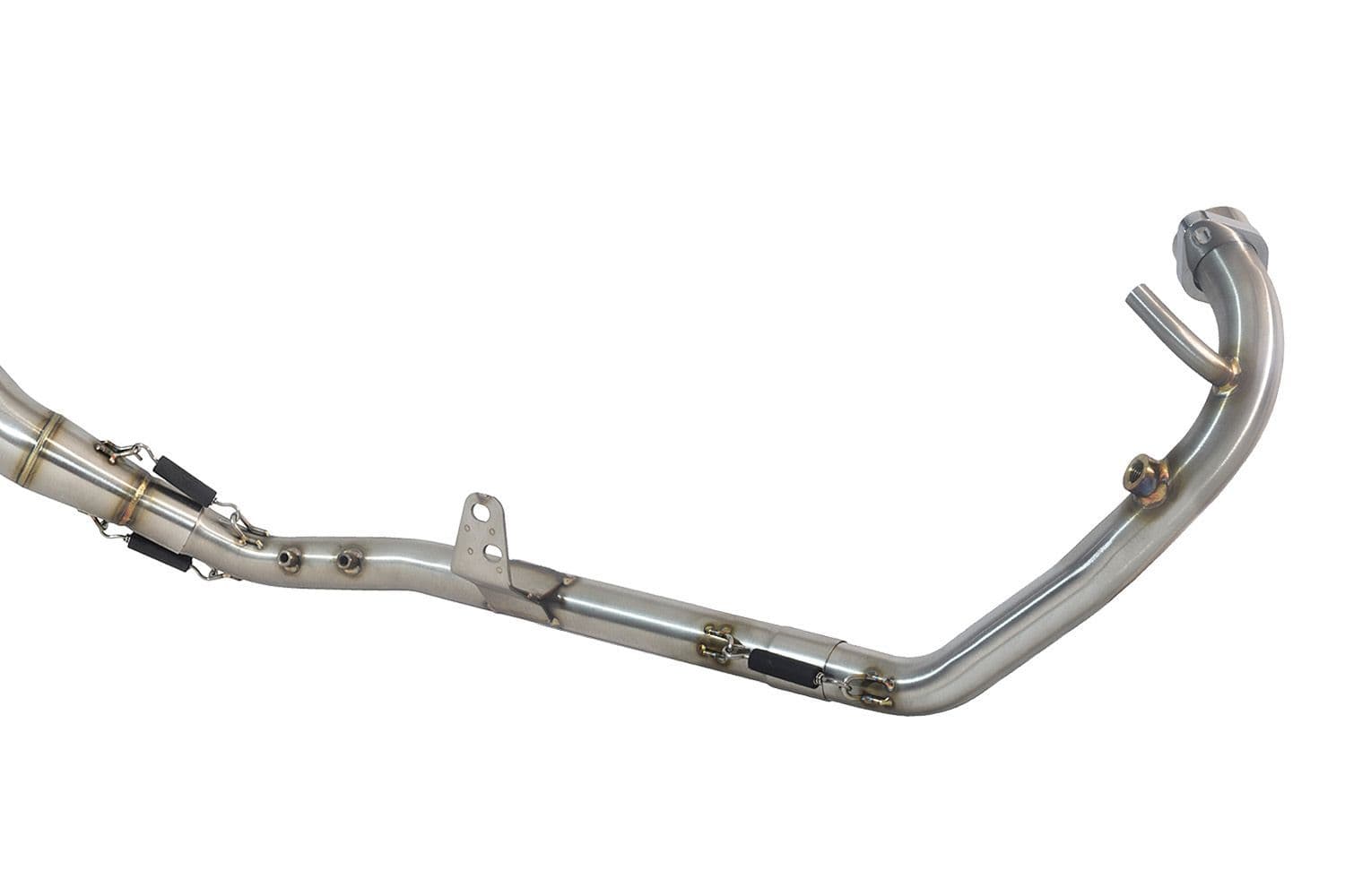 RKF125 2021-2023 Exhaust System 200mm Round Black Stainless Silencer