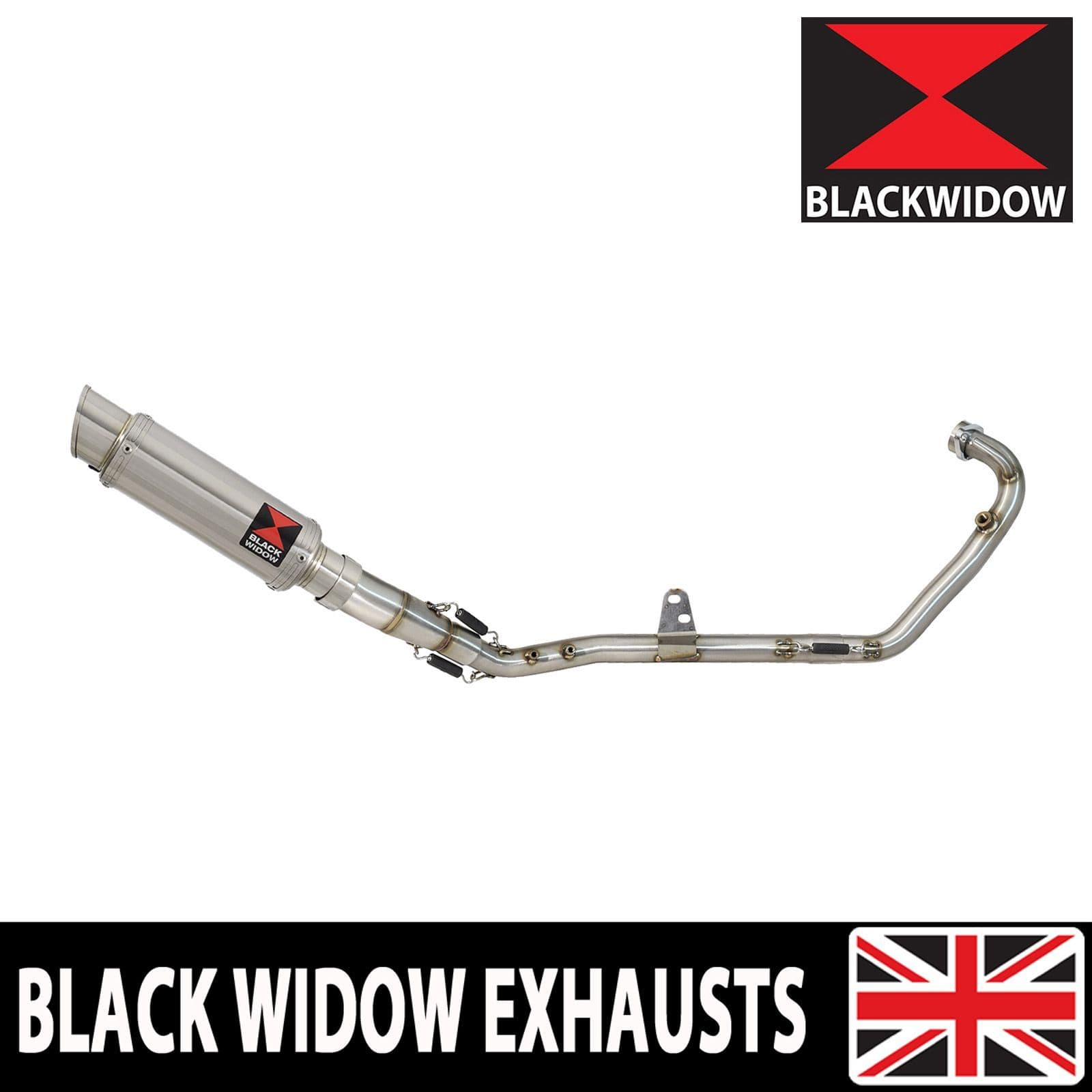 RKF125 2021-2023 Exhaust System 230mm Round GP Stainless Silencer