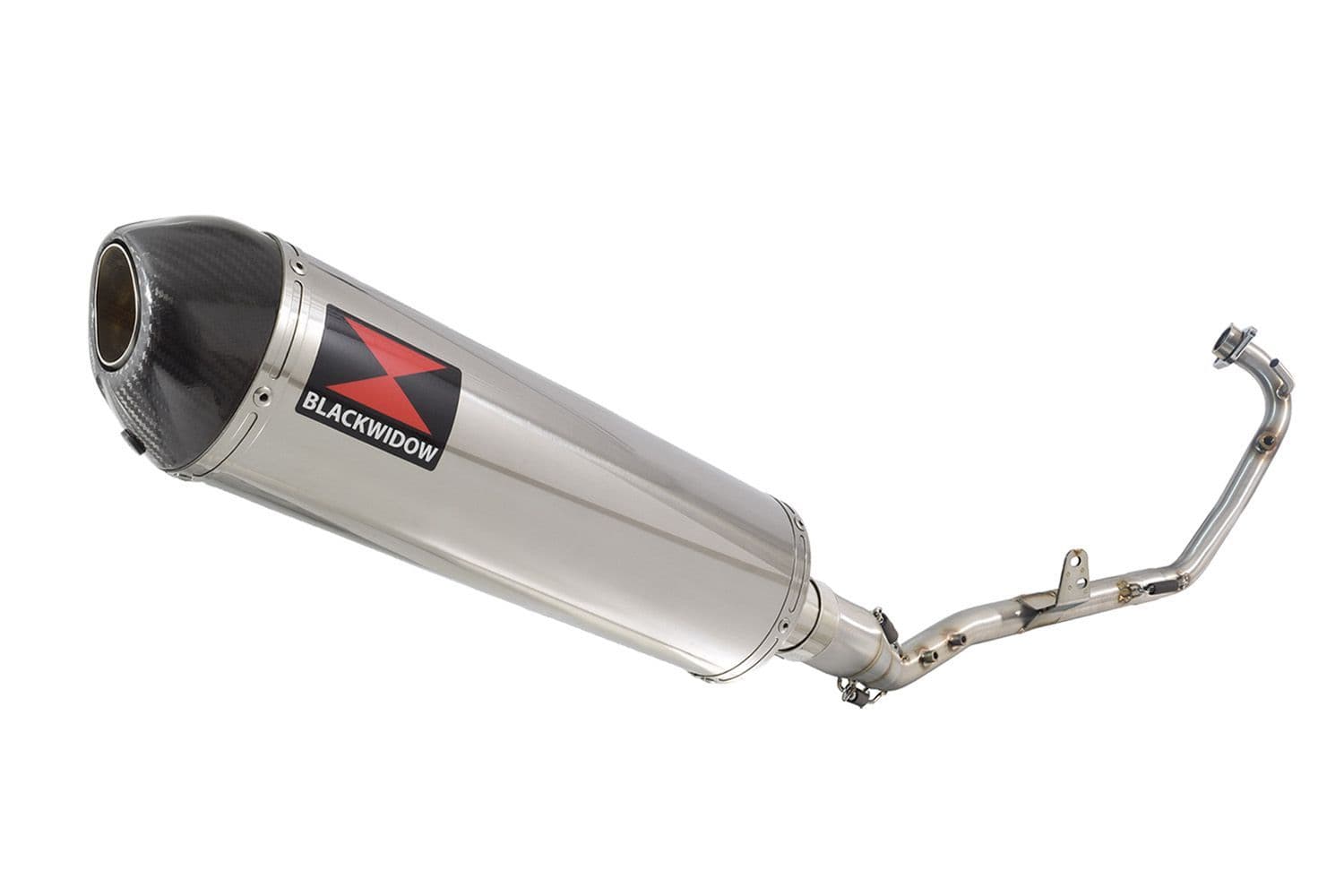 RKF125 2021-2023 Exhaust System 400mm Oval Stainless Carbon Tip Silencer