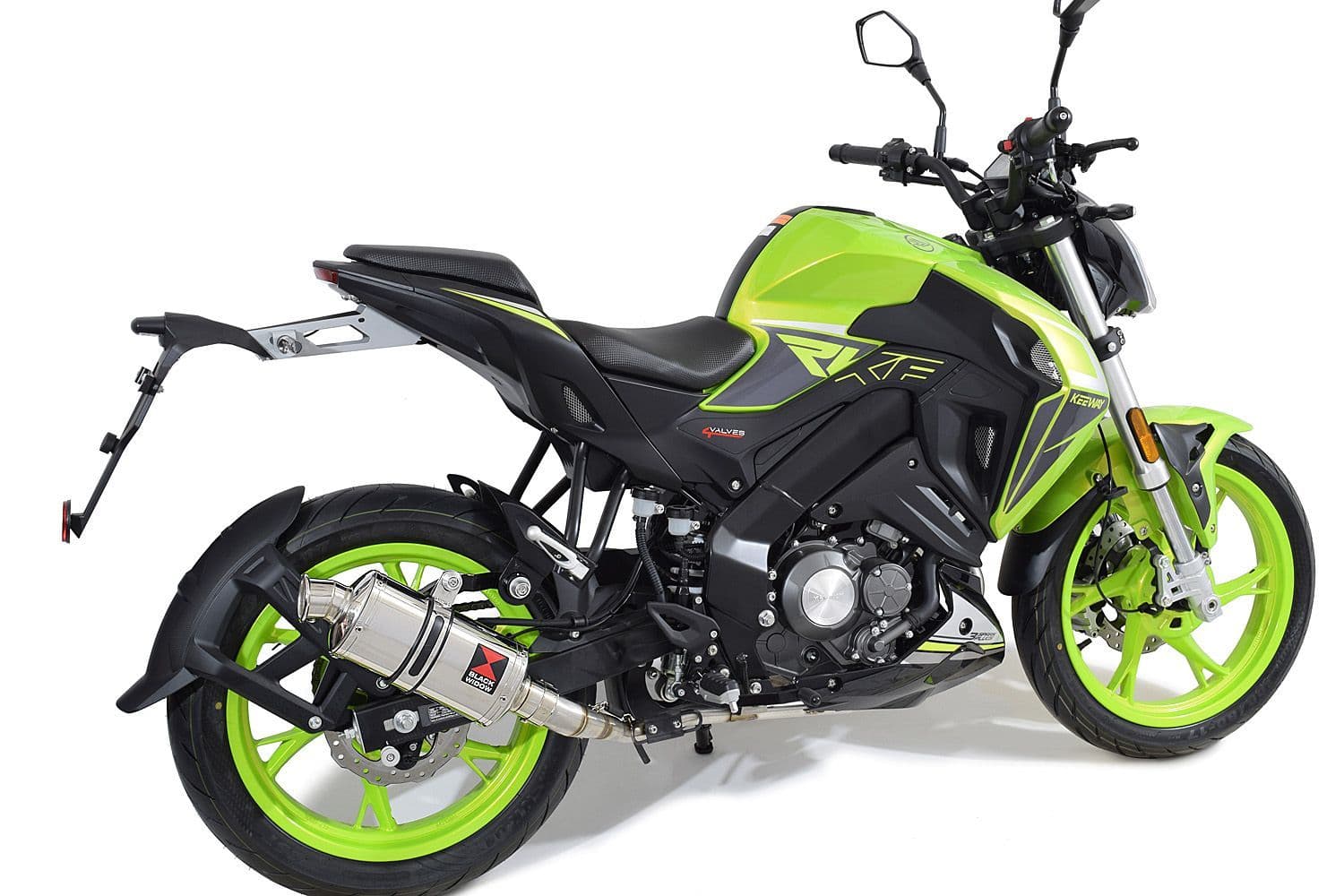 RKF125 2021-2023 Exhaust System 400mm Round Stainless Silencer