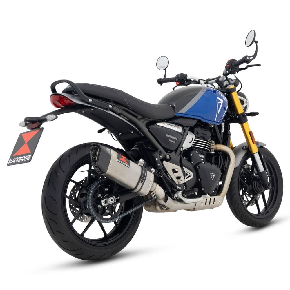 Speed 400 2024 - 2025 Exhaust Silencer 300 mm Hexagonal Stainless Steel ...