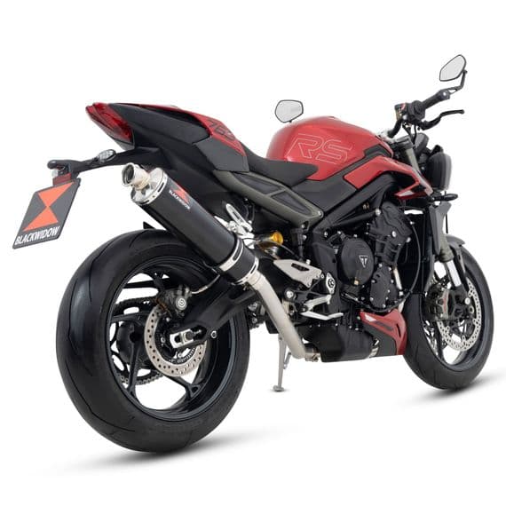 Street Triple 765 S/R/RS 2023-2025 High Level Exhaust System 400 mm ...