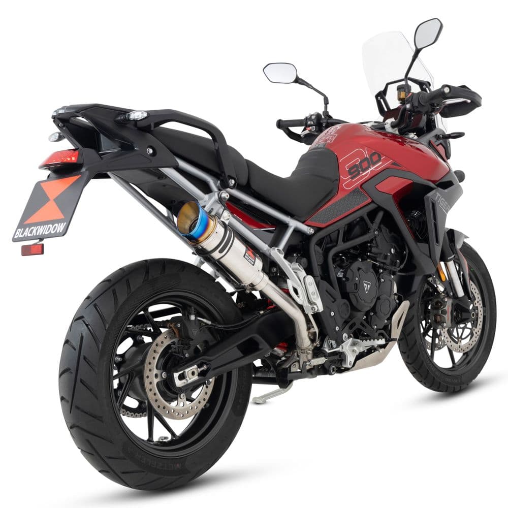 Tiger 900 2024 - 2025 Exhaust System 200 mm Round GP Stainless Steel ...