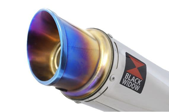 VULCAN S EN650 2024 - 2025 Exhaust System 200mm Round GP Stainless ...