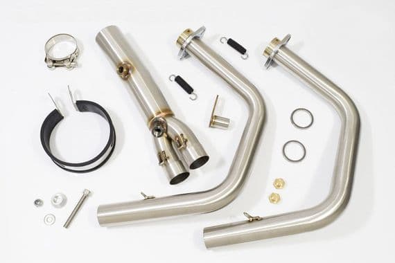 VULCAN S EN650 2024 - 2025 Exhaust System 300mm Round Black Stainless ...
