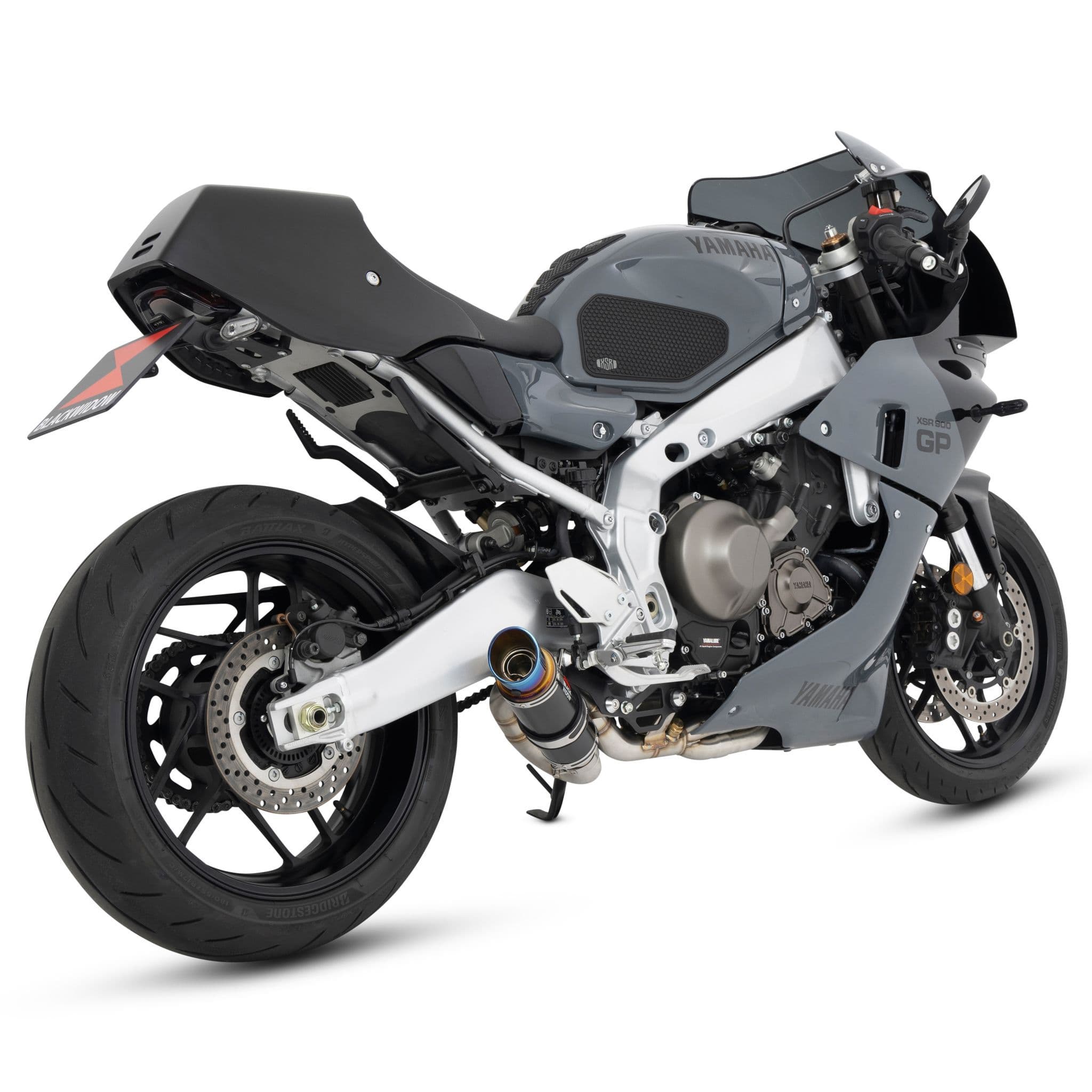 XSR 900 / GP 2024 - 2025 Low Level Exhaust System 230mm GP Round Blue ...
