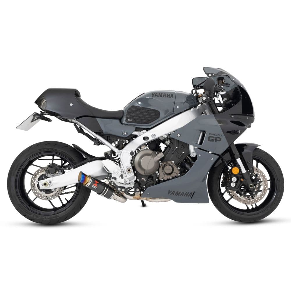 XSR 900 / GP 2024 - 2025 Low Level Exhaust System 230mm GP Round Blue ...