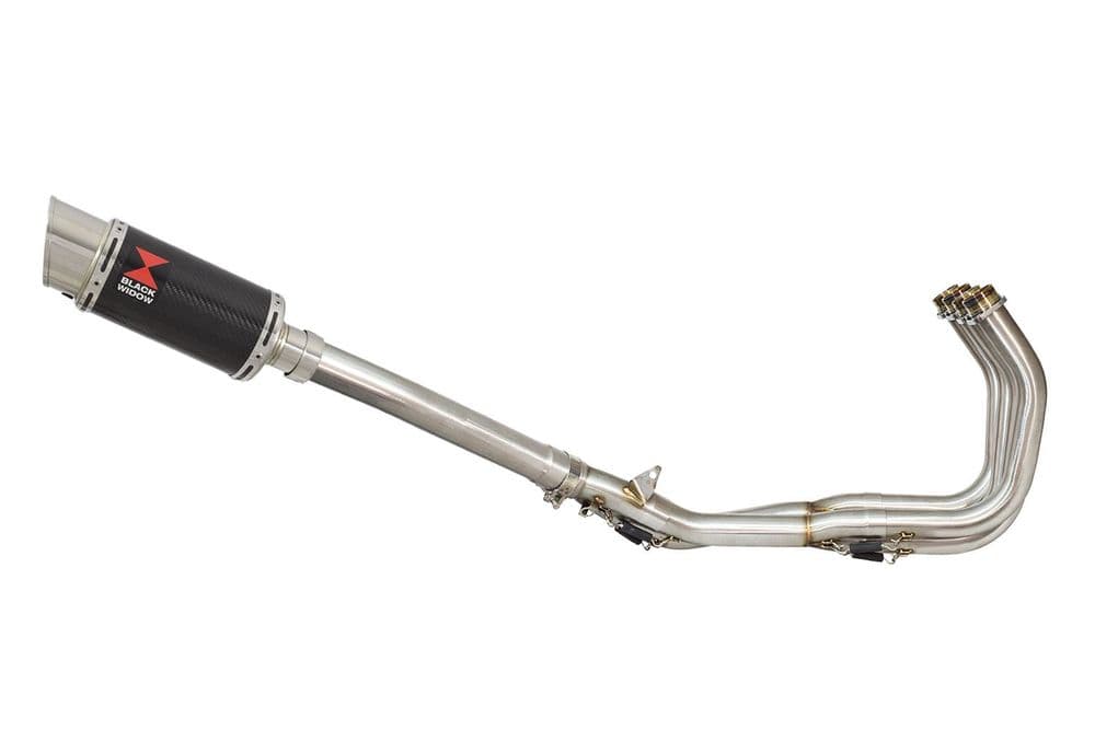 YZF-R6 2003-2005 De-Cat Exhaust System 200mm Round Carbon Silencer