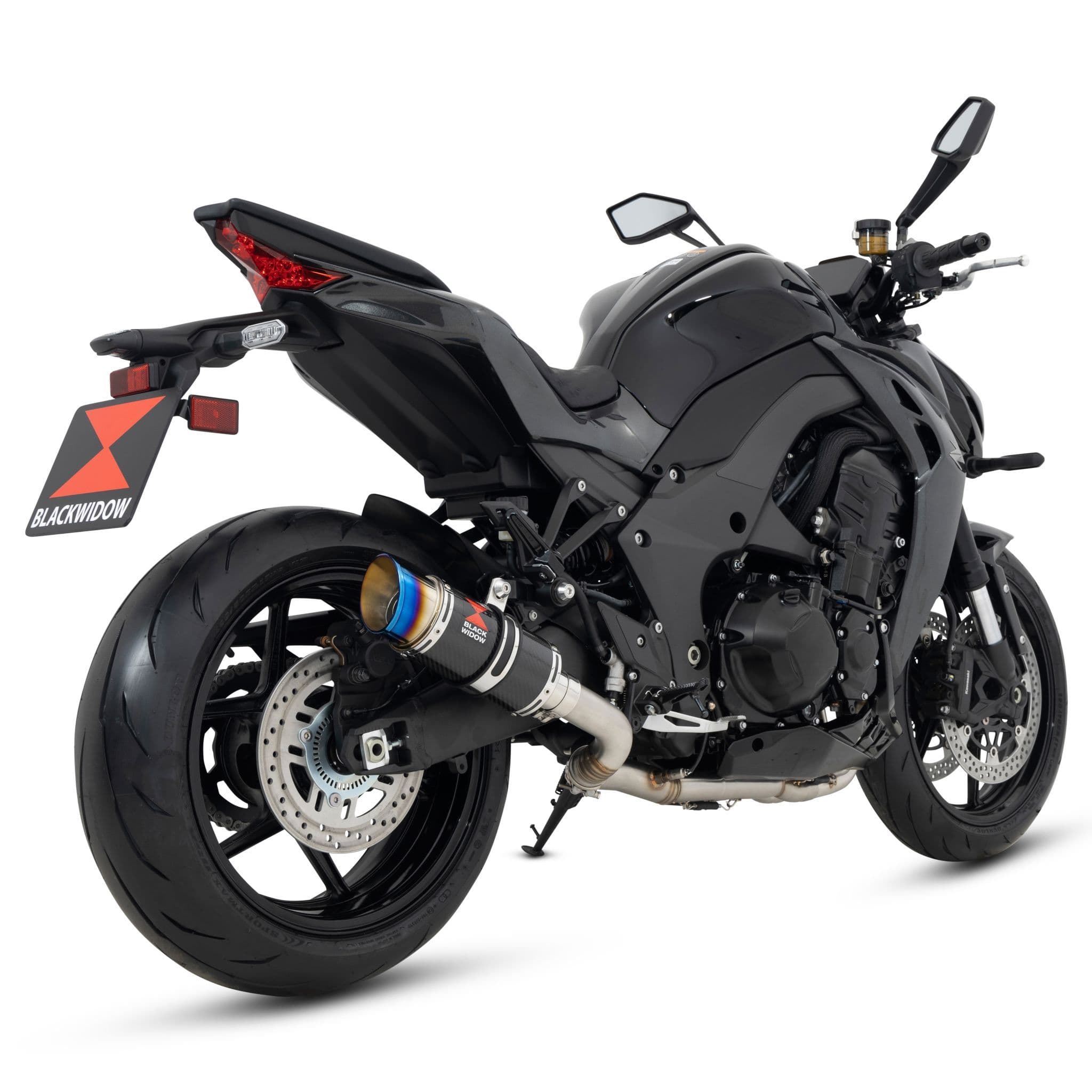 Z 1100 / SE 2026 De - Cat Exhaust System 200 mm Round GP Carbon Blue ...