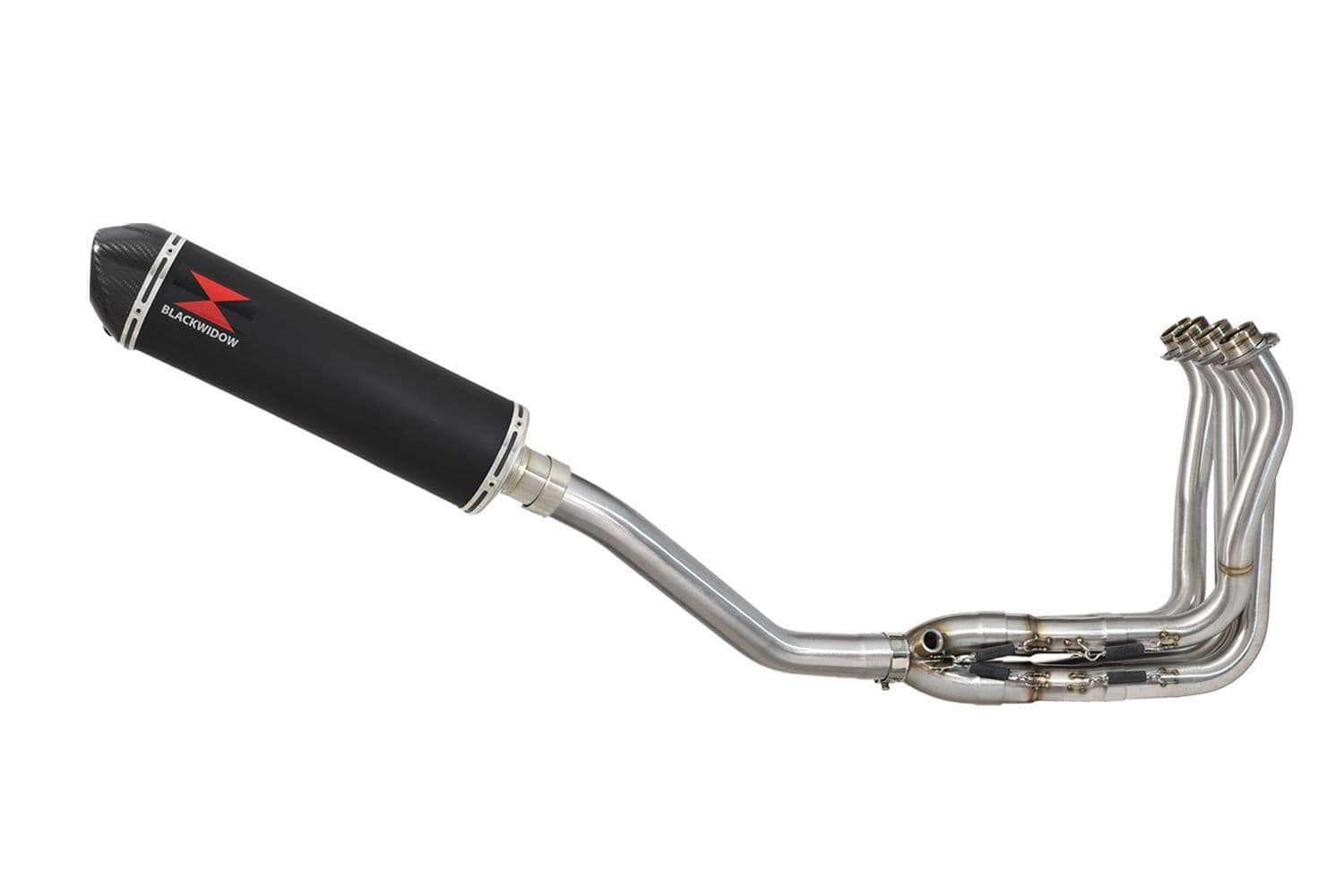 Z1000 Z1000SX 10-19 4-1 DeCat Exhaust System PANNIERS 400mm Oval Black ...