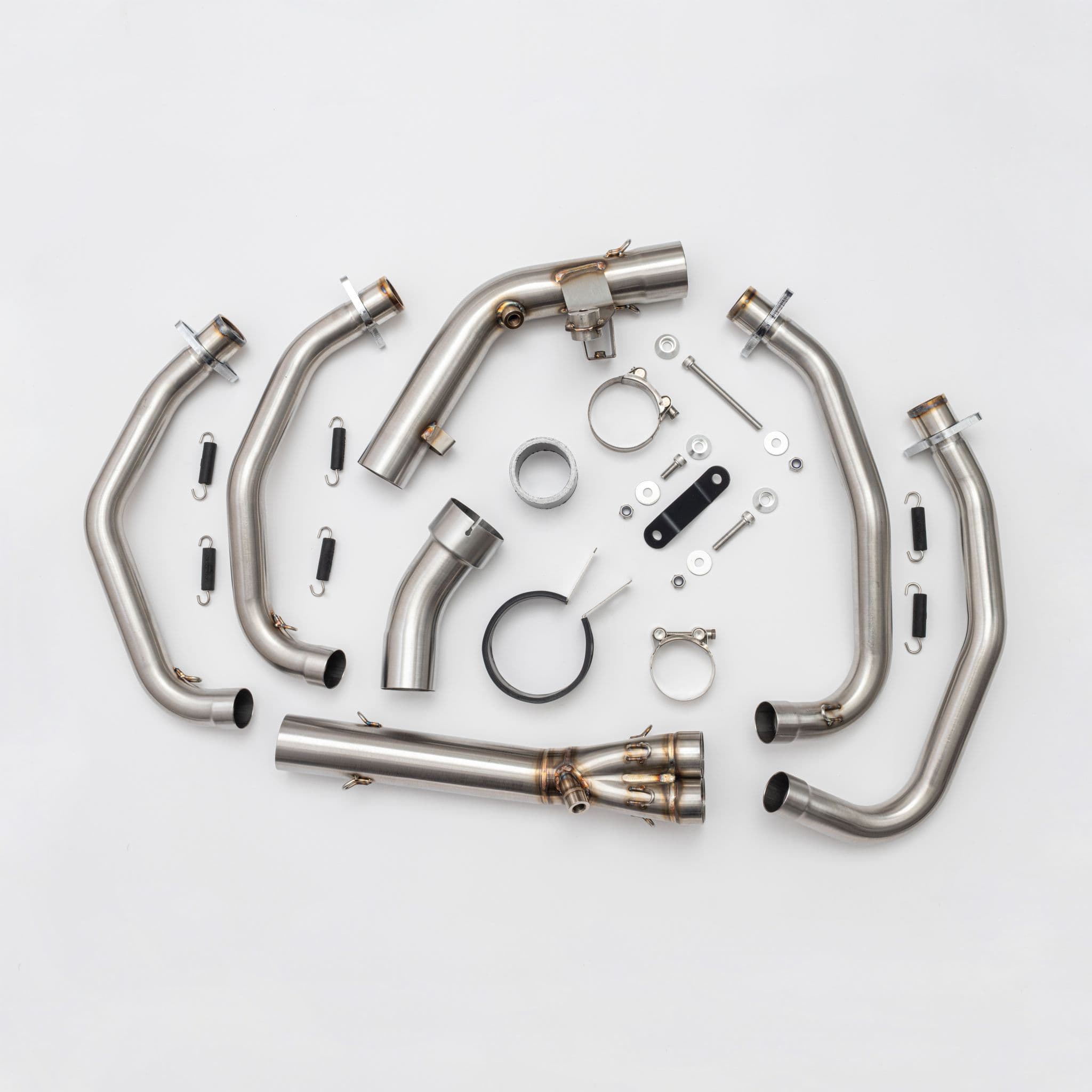 ZX4-RR ZX4-R 2023 - 2026 Exhaust Full System 350mm Round Black Stainless
