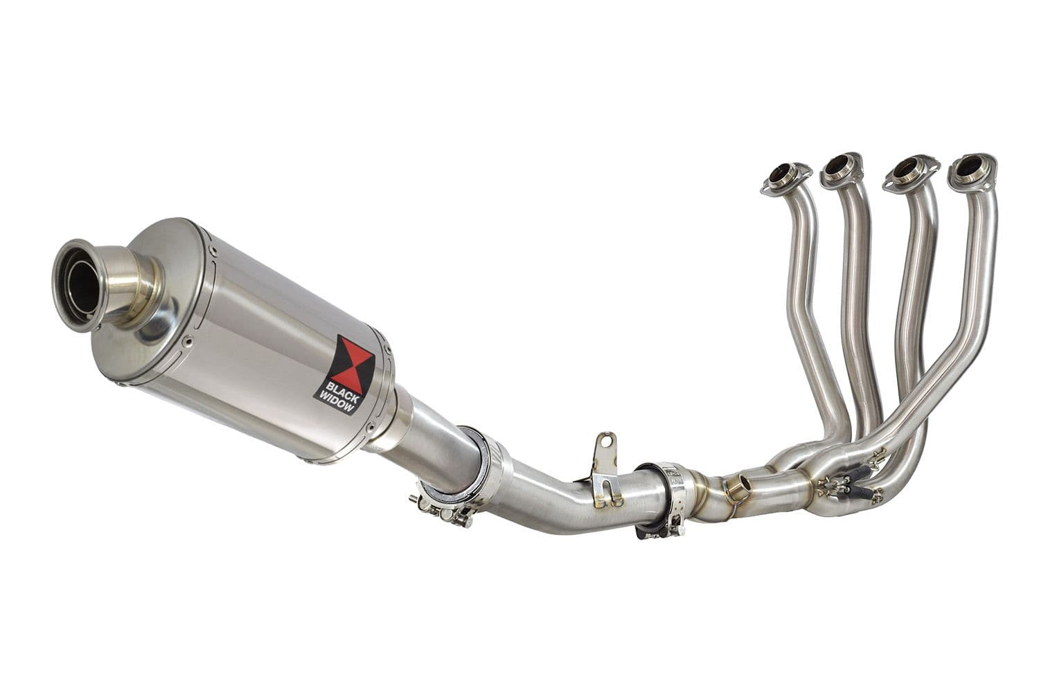 ZX6R ZX-6R 2009 - 2023 Race De-Cat Exhaust System 230mm Oval Stainless ...