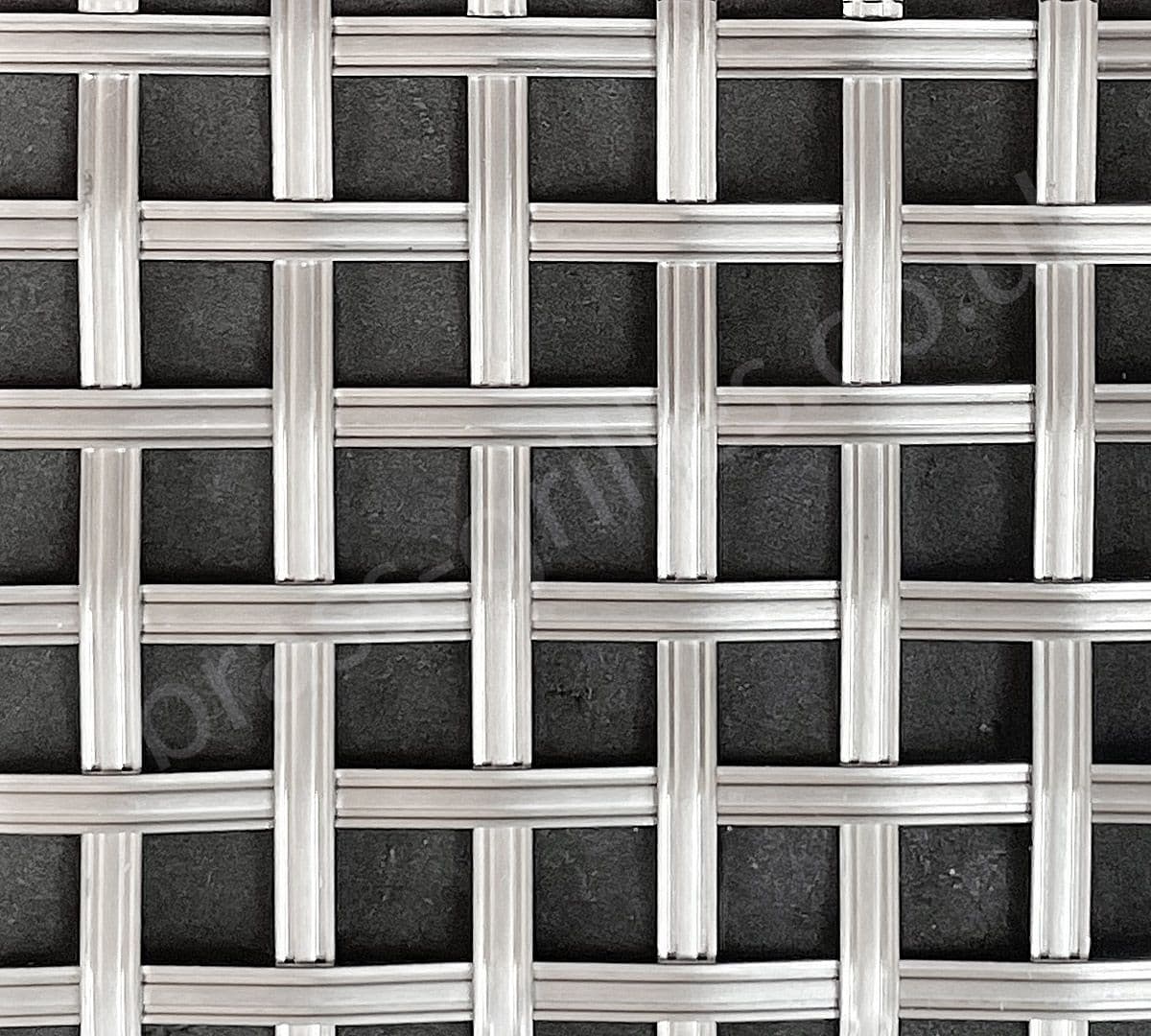 Interwoven Stainless Steel Grille - 5mm Reeded Wire 10mm Square - Made ...