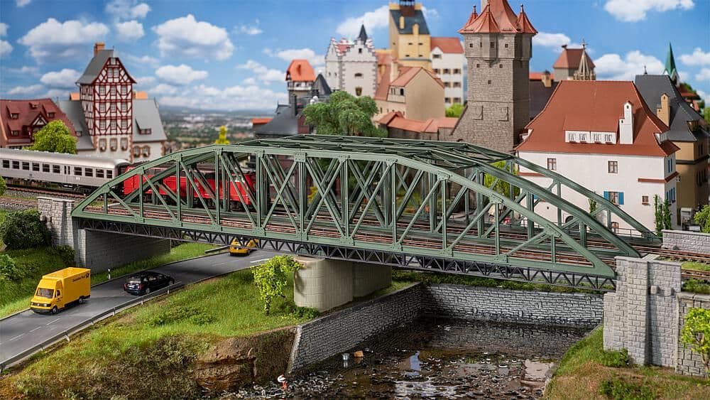 Faller FA120507 1 87 HO Gauge Arch Two Track Bridge Kit II