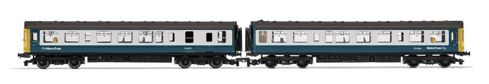 Hornby R30171 OO Gauge RailRoad Plus MetroTrain Class 110 2 Car Train ...
