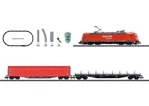 Minitrix 11145 N Gauge DBAG BR185 2 Electric Starter Set DCC-Fitted