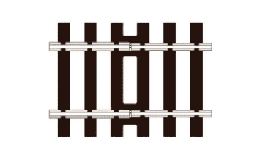 Peco SL-113 00 Gauge Code 100 to Code 75 Transition Track Pack of 4