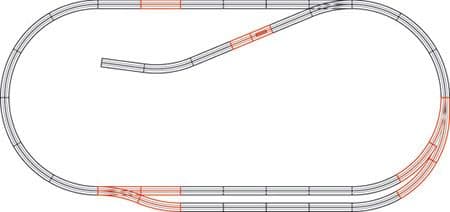 Roco 61102 HO Gauge Geoline Track Pack C