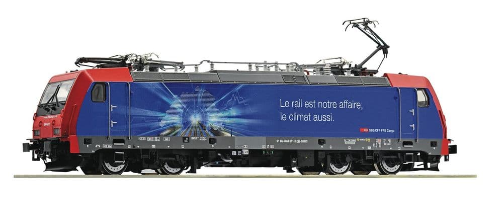 Roco 70649 HO Gauge SBB Cargo Re484 011-2 Electric Locomotive