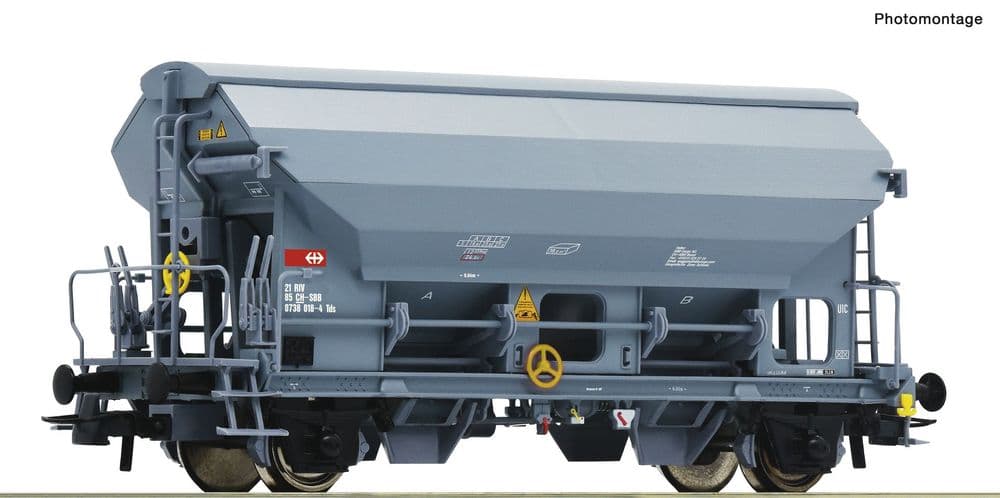 Roco 76584 H0 Gauge SBB Tds Covered Hopper Wagon