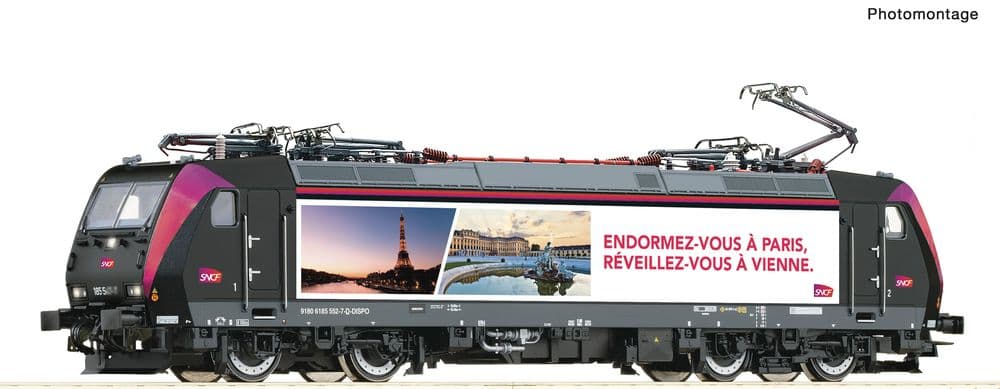 Roco HO Scale RC7500053 SNCF 185 552-7 Electric Locomotive VI