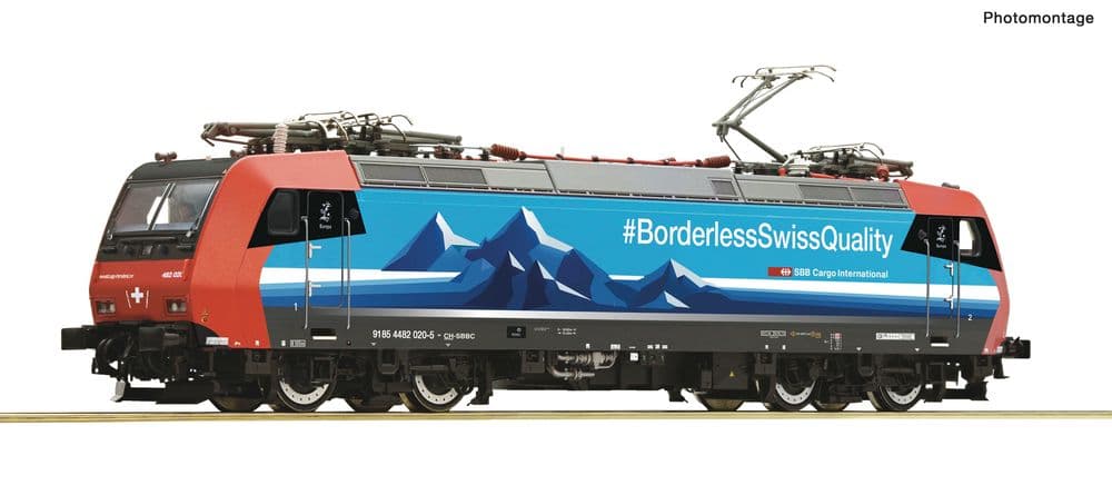Roco HO Scale RC7500169 SBB Cargo International Re 482 020-5 Electric ...