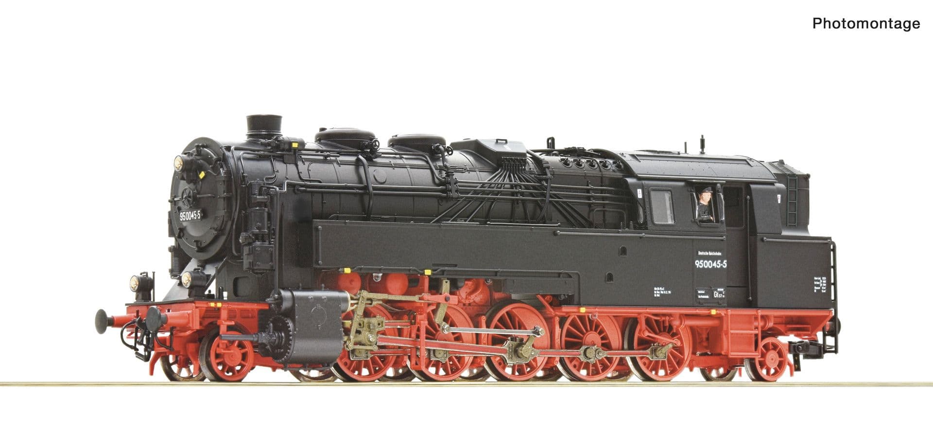 Roco RC7110008 1 87 HO Gauge DR BR95 0045-5 Steam Locomotive IV DCC-Sound