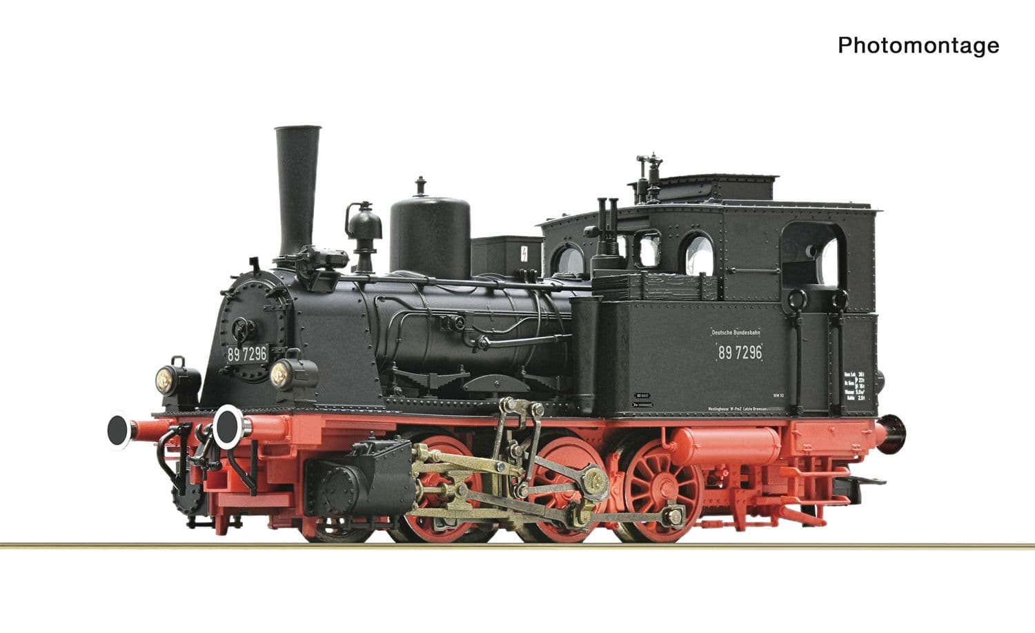 Roco RC7110014 1 87 HO Gauge DB BR89 7269 Steam Locomotive III DCC-Sound