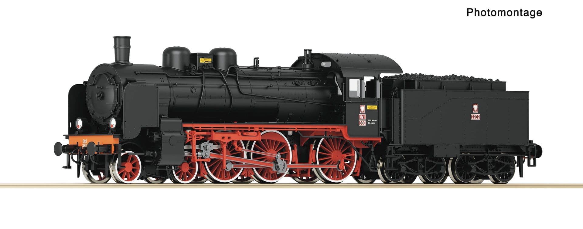 Roco RC71383 1 87 HO Gauge PKP Ok1-360 Steam Locomotive IV