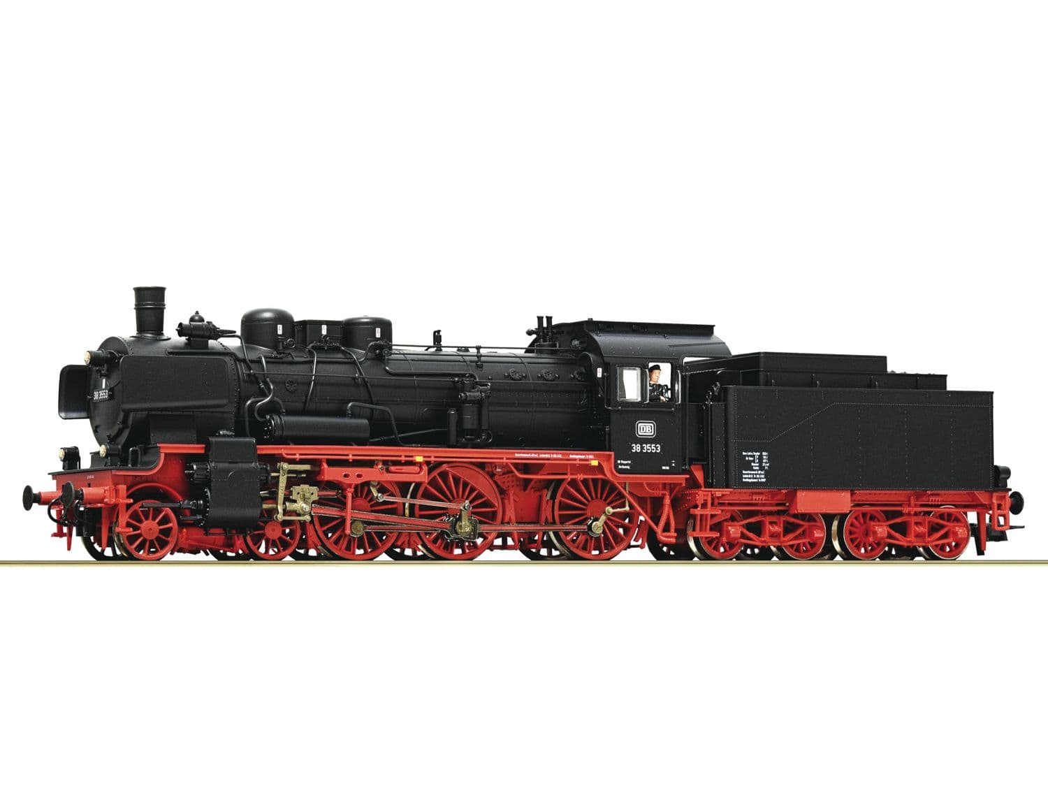 Roco RC71387 1 87 HO Gauge DB BR38 3553 Steam Locomotive III