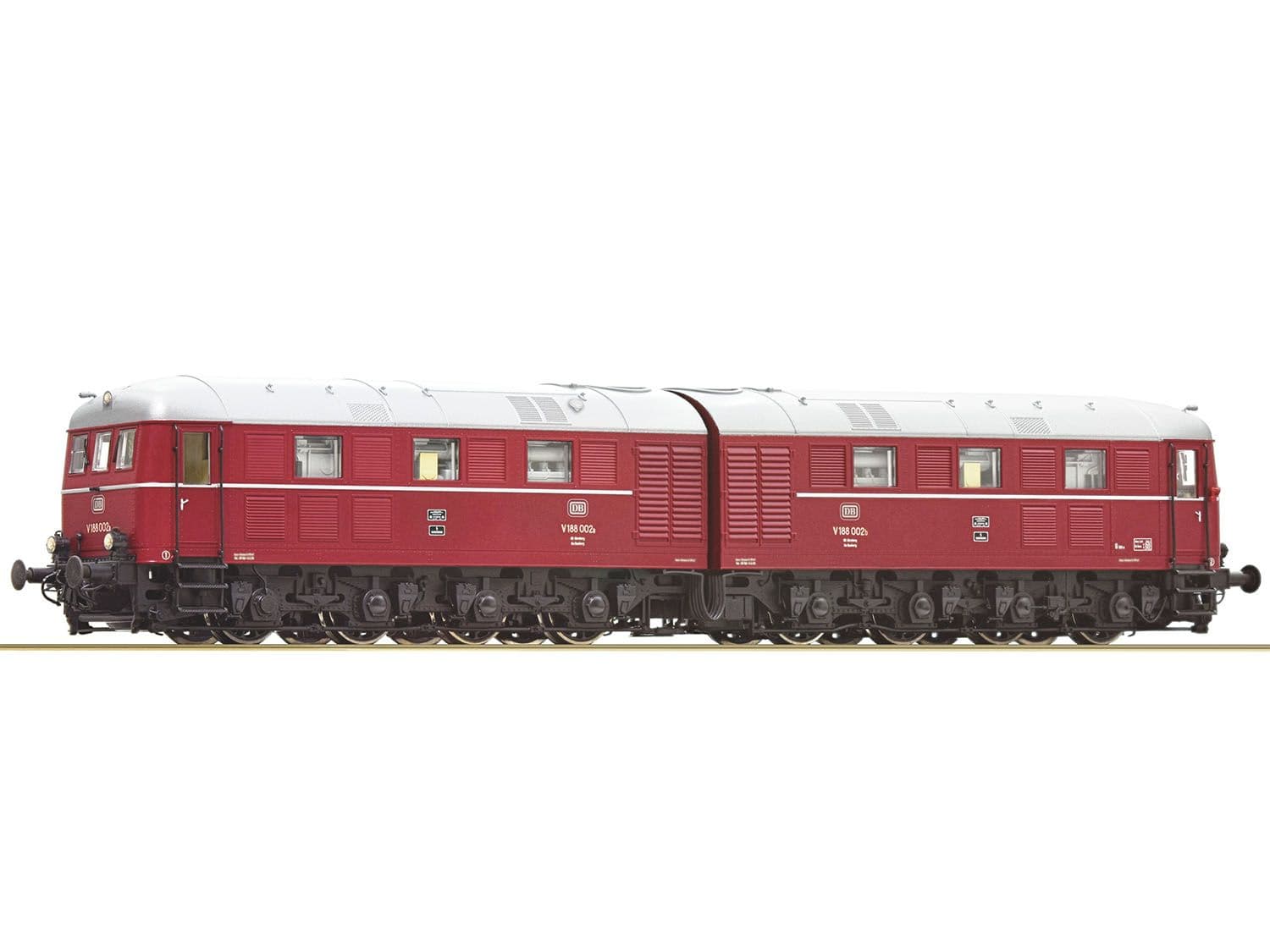 Roco RC7300102 1 87 HO Gauge DB V188 002 Double Diesel Locomotive III