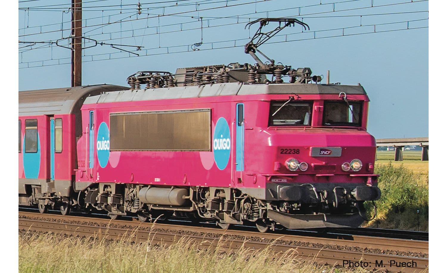 Roco RC7500013 1 87 HO Gauge SNCF BB 22238 Ouigo Electric Locomotive VI