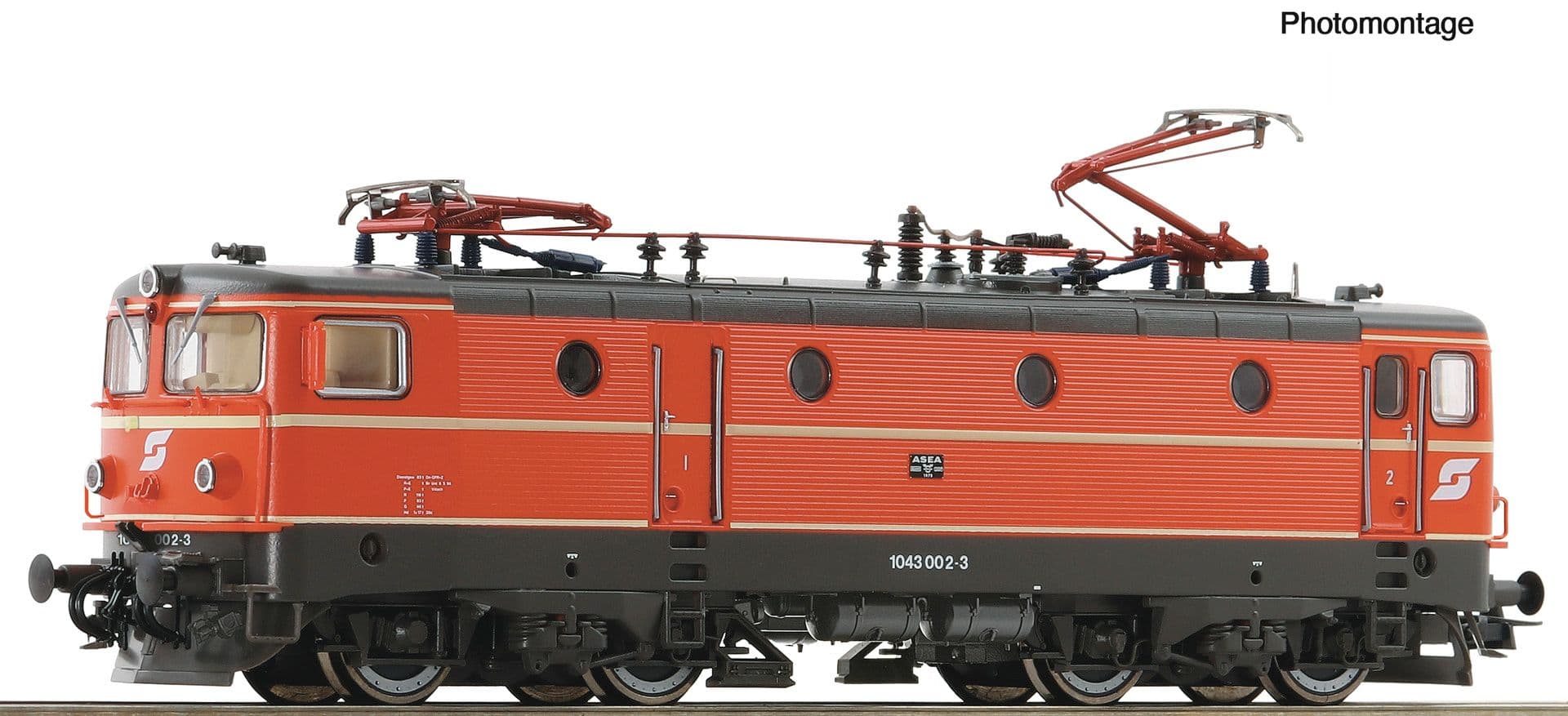 Roco RC7510072 1 87 HO Gauge OBB Rh1043 002-3 Electric Locomotive V DCC ...