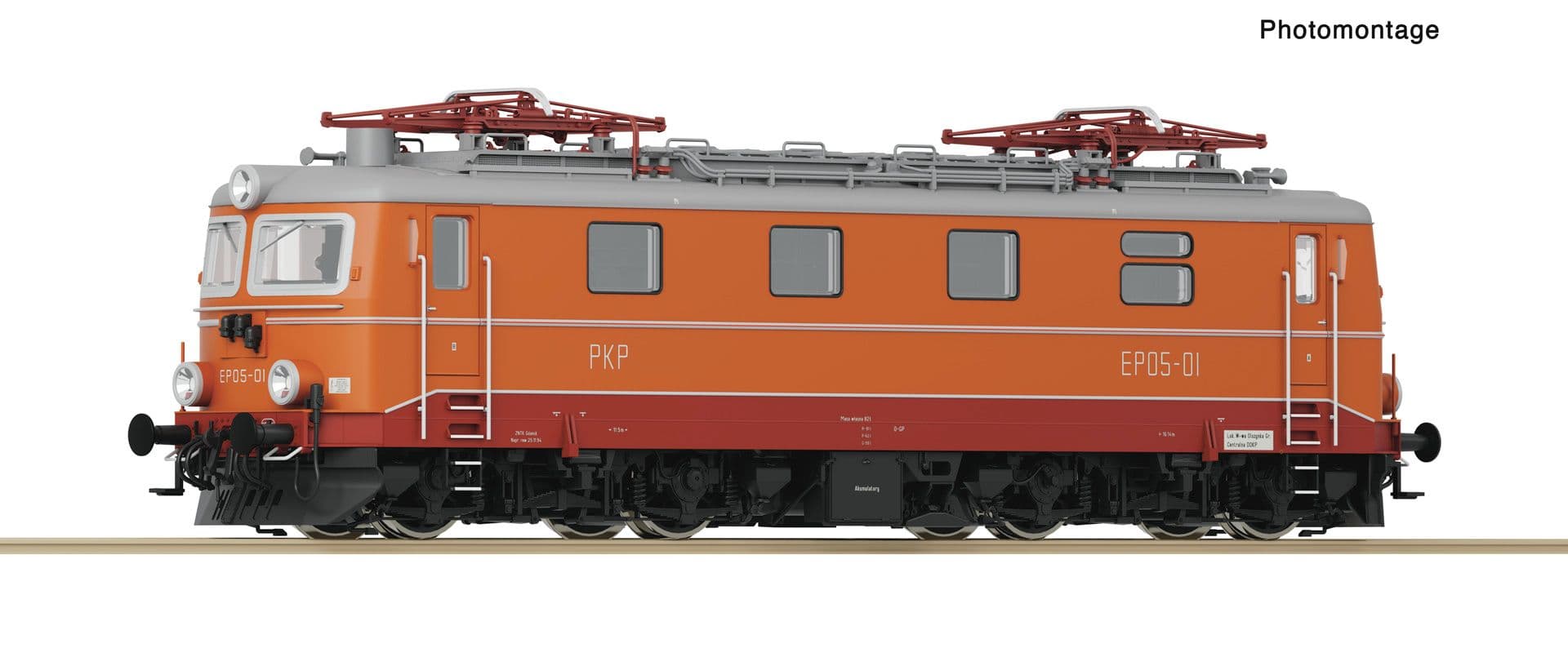 Roco RC7510083 1 87 HO Gauge PKP EP05-1 Electric Locomotive IV DCC-Sound