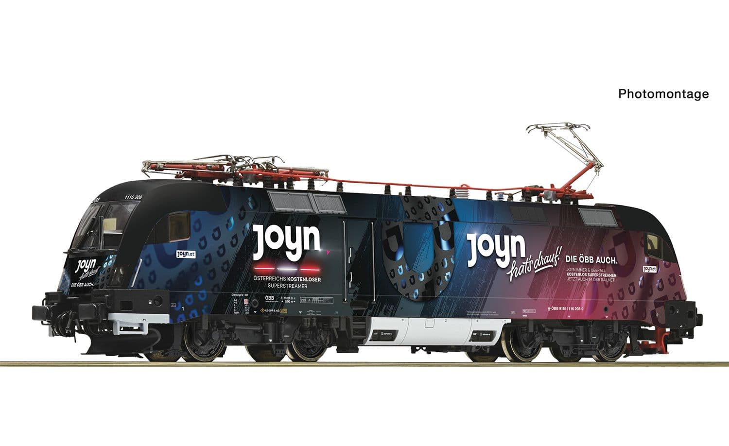 Roco RC7510097 1 87 HO Gauge OBB Rh1116 208-0 Joyn Electric Locomotive ...